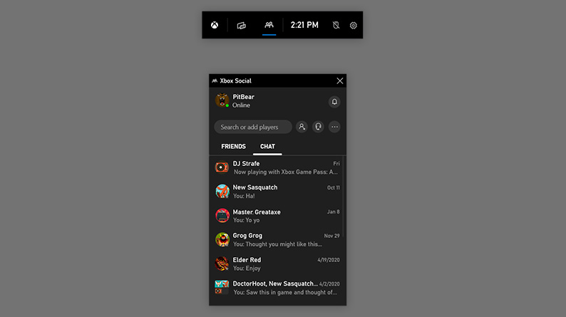 Use Game Bar to play and chat with friends | Xbox Support