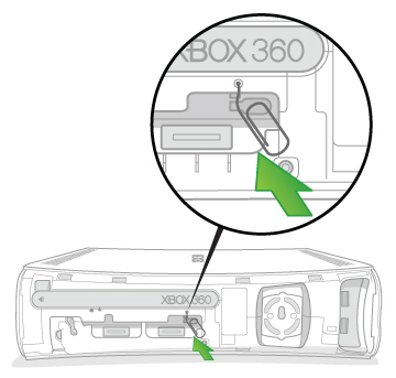 Manually eject your Xbox 360 console disc tray | Xbox Support
